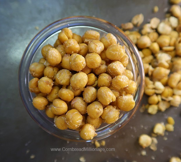 Roasted Garbanzos/Chick Peas - Cornbread Millionaire