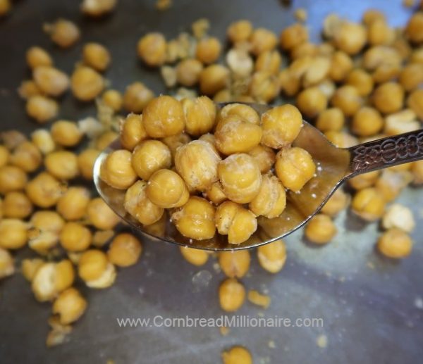 Roasted Garbanzos/Chick Peas - Cornbread Millionaire